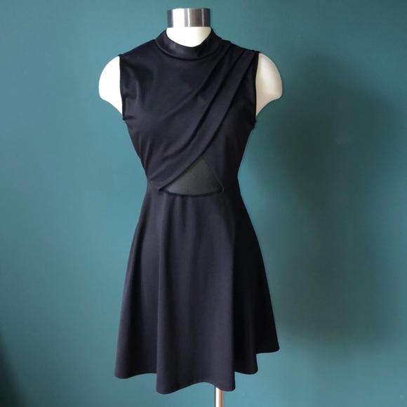 ASOS | Dresses | Lbd With Sheer Insert | Poshmark